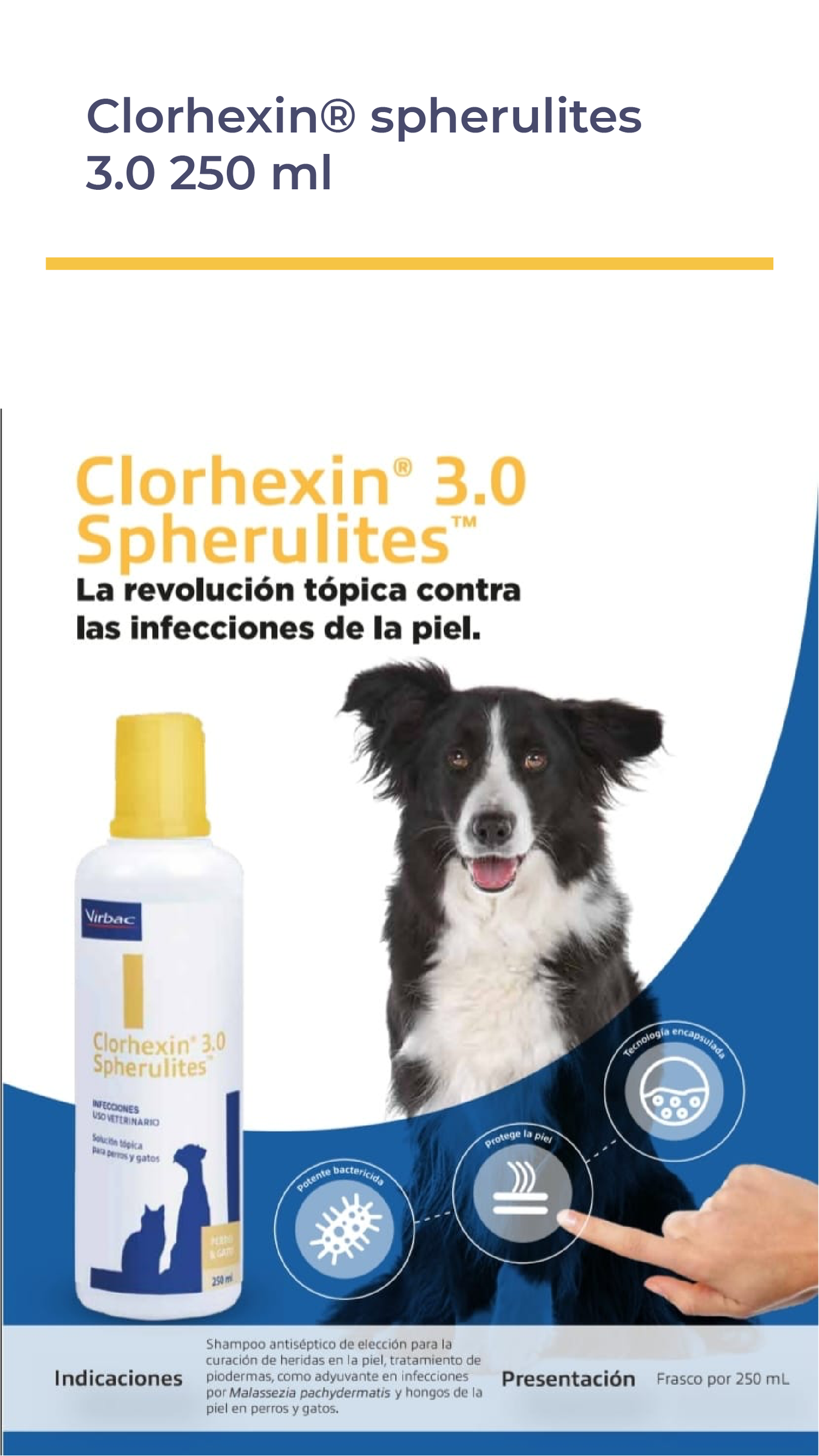 CLORHEXÍN® SPHERULITES 3.0 250 Ml – Animal Pride Pet Store