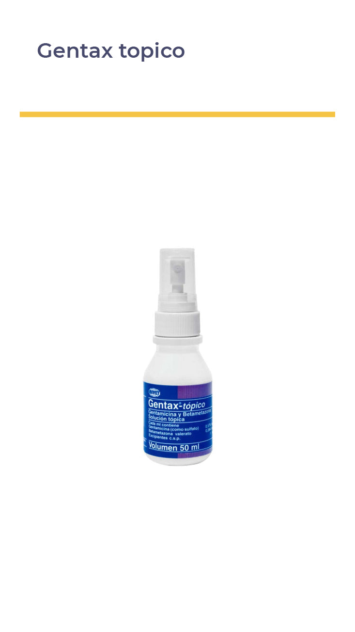 GENTAX TÓPICO x 50 ml – Animal Pride Pet Store